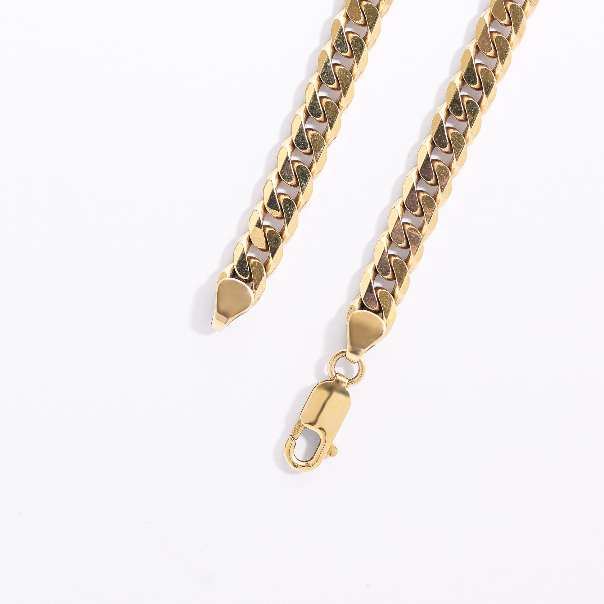 9K Yellow Gold 7mm Solid Curb Link Chain 55cm – Simon Curwood Jewellers